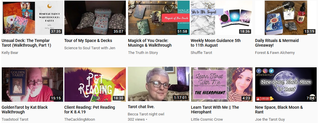 #TarotTube (non) VR to Inspiring Aliens and Brian Cormack Carr | Twisting the Leaf